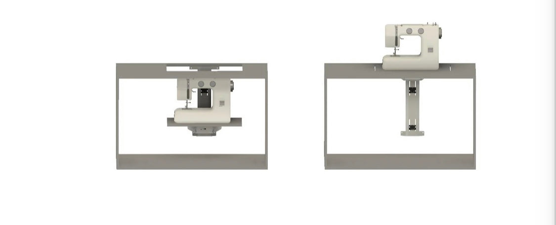 Touch Release Sewing Machine Air Lift – She Sewing Tables