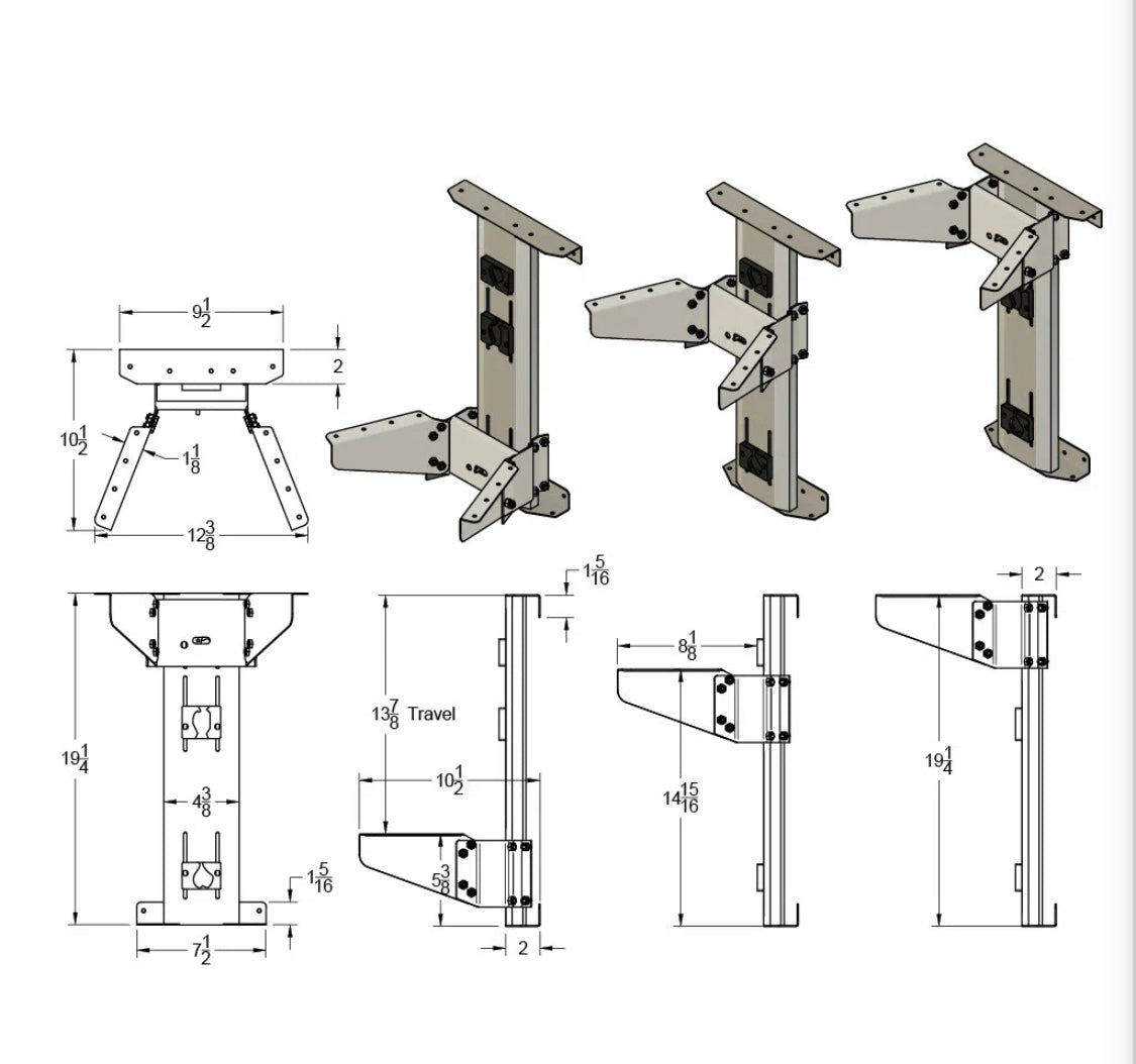 Touch Release Sewing Machine Air Lift – She Sewing Tables