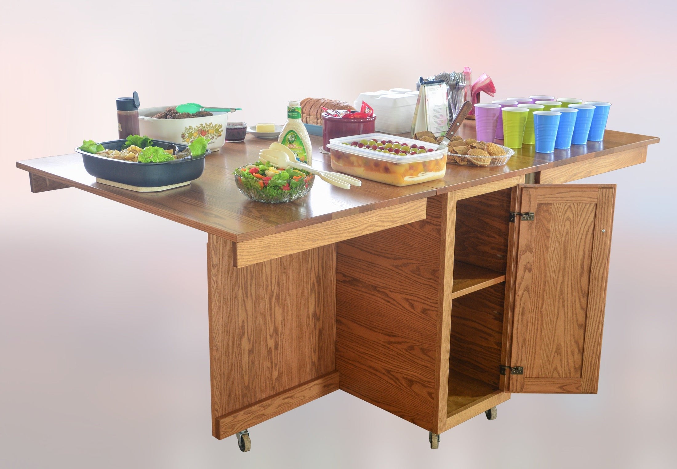 Flat Ridge Furniture Short Cutting Board Table 164 – She Sewing Tables